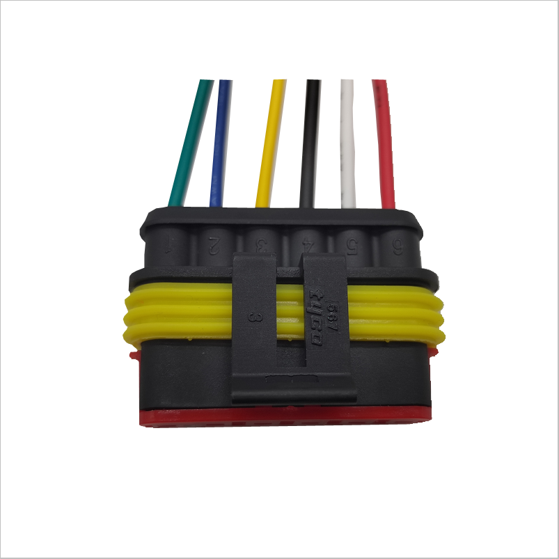 TE 282089-1 6Pin Waterproof Car Connector Auto Electrical DC Power Jac ...