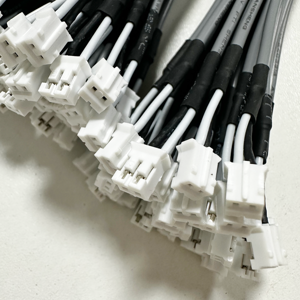 2P PHR-2 2.0mm Shielded Cable 1185 and 1533 Grey Sigle Core Shielded W ...