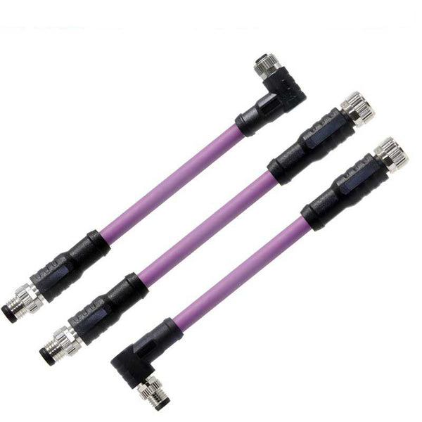 CanBus M8 Male Female Docking Cable 4-Core Bidirectional Adapter Exten ...