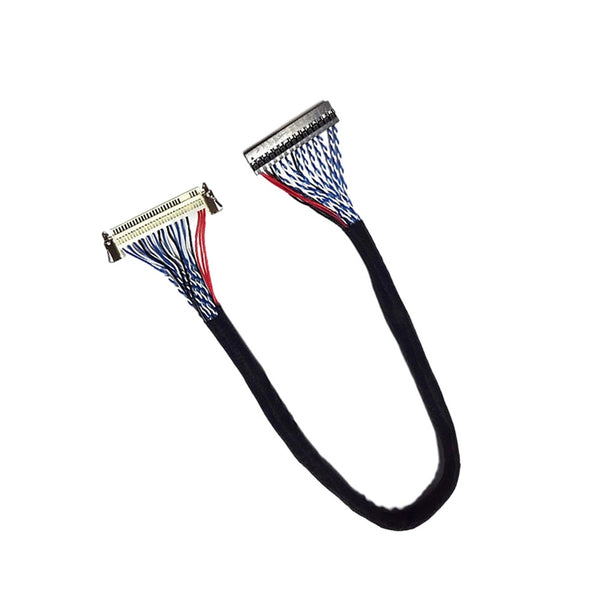 Custom 1571 28awg LVDS Cable Wire Harness With Df19 Df13 Df14 Connecto ...