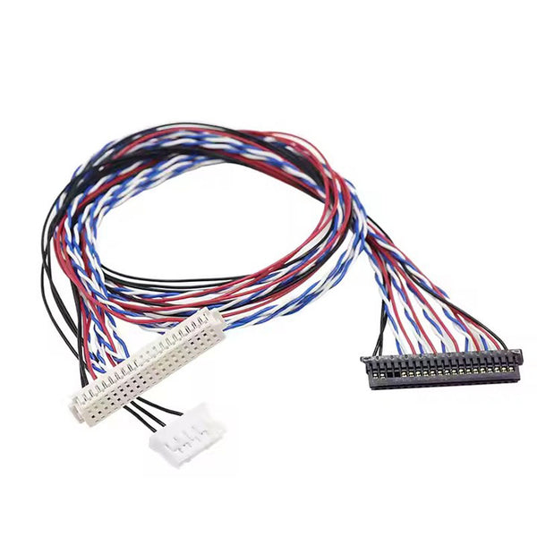 JAE FI-S20S Customized Electronic Harness Insulated LVDS Connector Cab ...