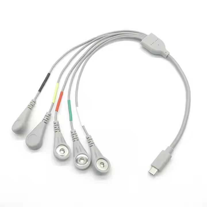 USB Type C plug to SR to 4.0mm therapy unit snap-on cable – Harness Wire