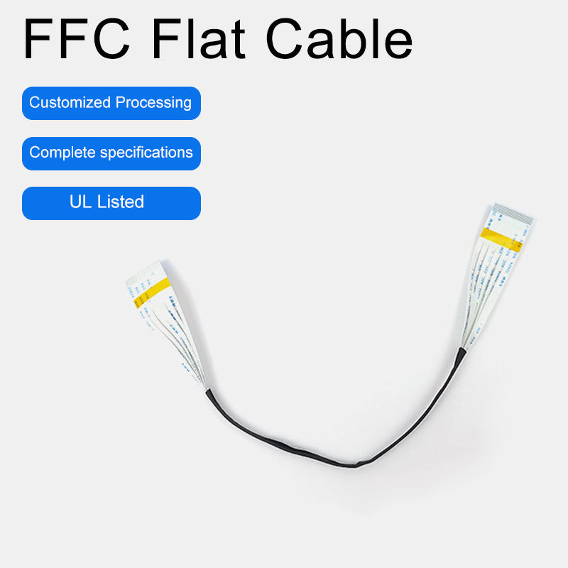 FFC Flat Cable Foil Wrapped Acetate Cloth FPC Connector 0.5 Pitch Flex ...